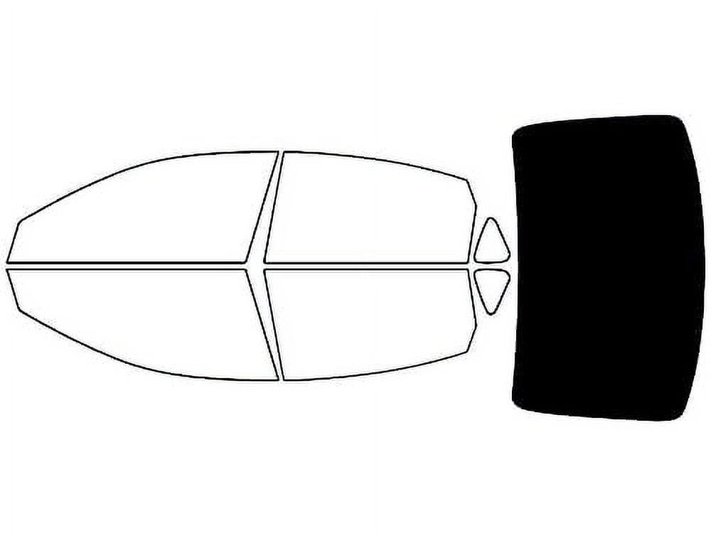 Rvinyl Car Window Tint Film DIY Kit Rear Windshield 5% Fits Nissan ...