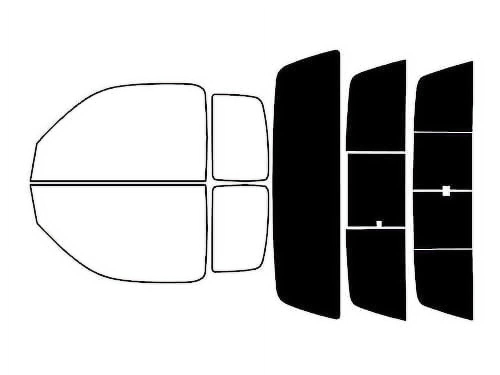 Rvinyl Car Window Tint Film Kit Rear Windshield 5% Fits Toyota Tacoma ...