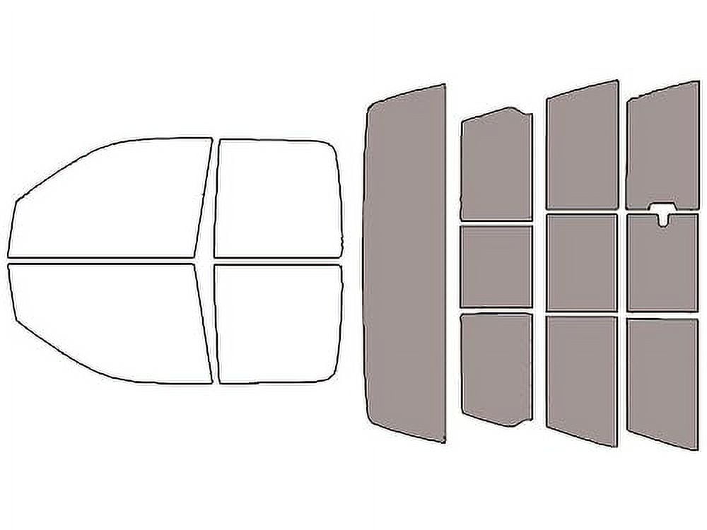 Rvinyl Car Window Tint Kit Rear Windshield 50% Fits Ram 1500 2019-2025 ...