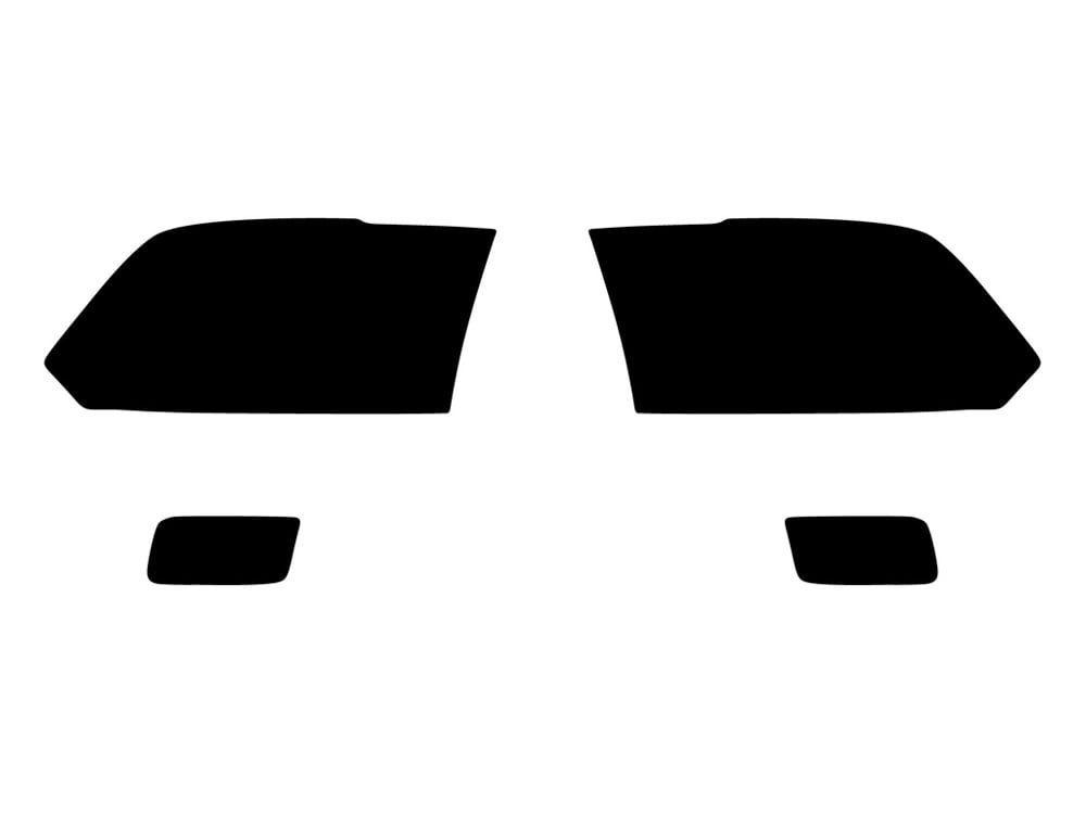 Rvinyl Headlight Protection Film Covers Compatible with Dodge Ram 2009 ...