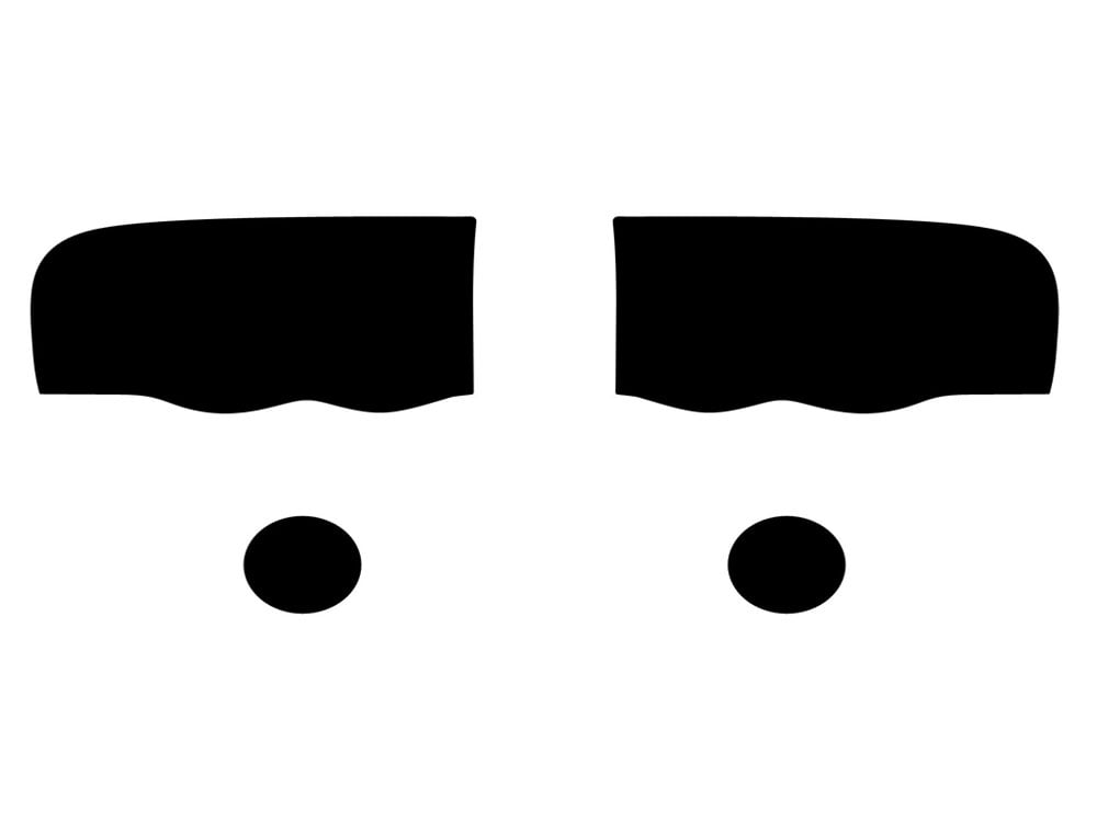 Rvinyl Headlight Tint Covers Compatible with Dodge Ram 2002-2005 ...