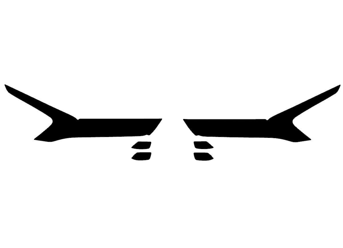 Rvinyl Headlight Tint Covers Compatible with Kia K5 2021-2024 ...