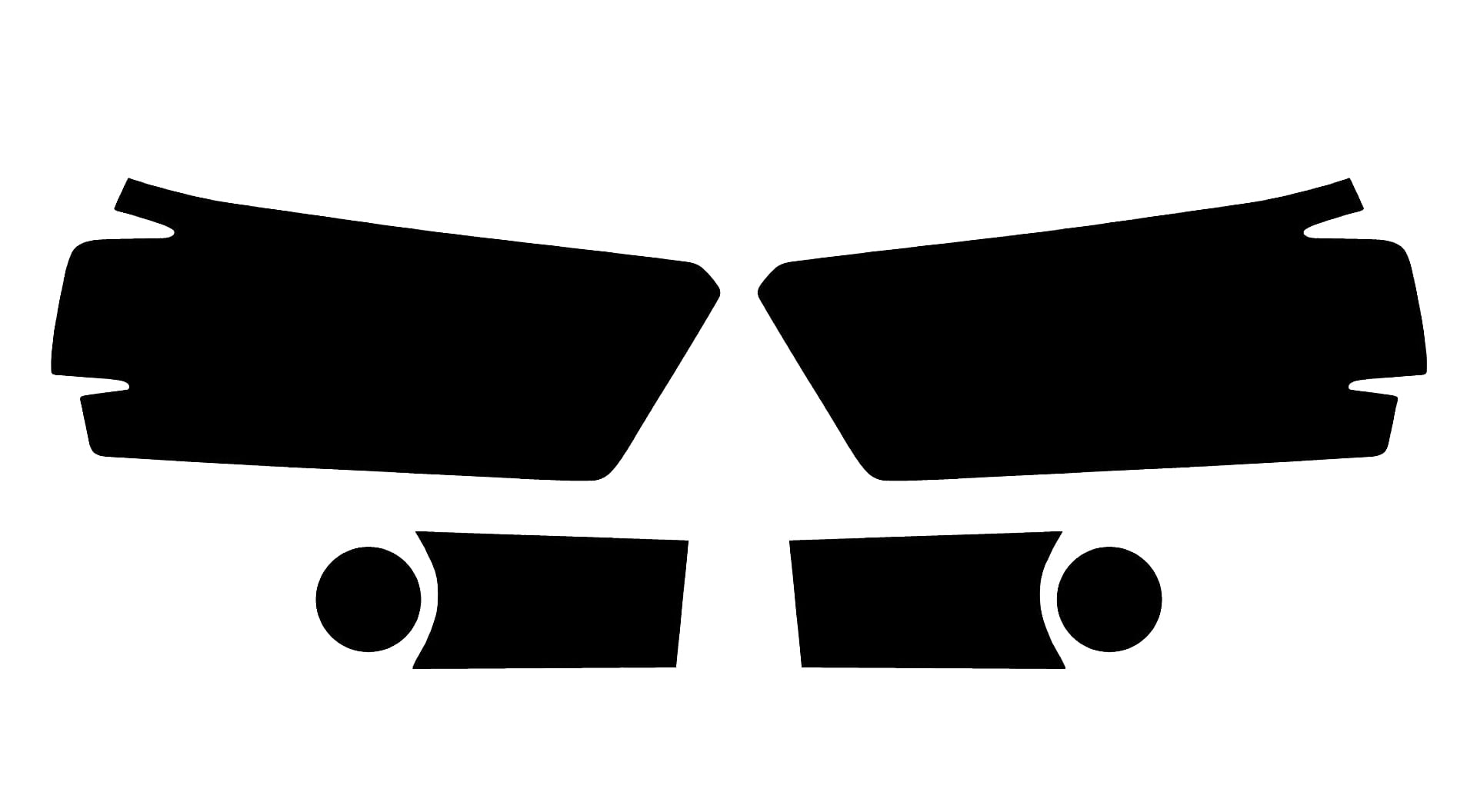 Rvinyl Headlight Tint Covers Compatible with Toyota 4Runner 2010-2013 ...