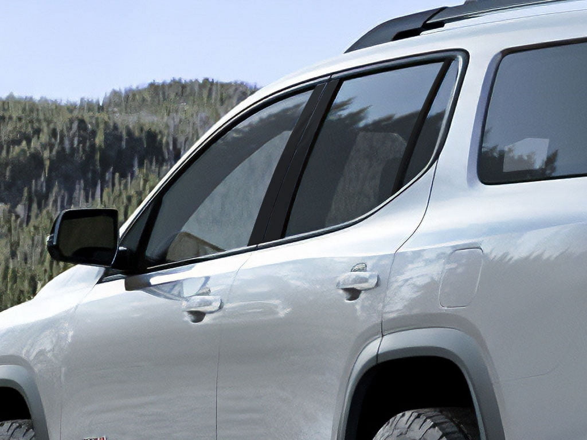 Rvinyl Pillar Post Pre Cut Window Trim Gloss Black Fits GMC Acadia 2017 ...