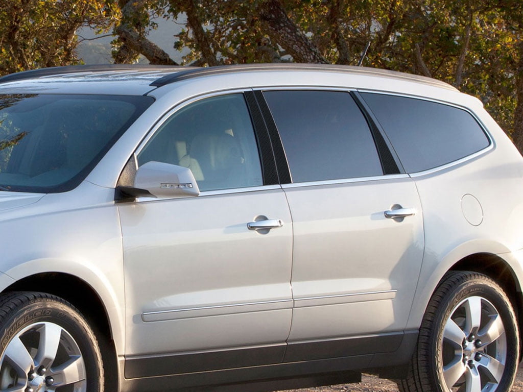 Rvinyl Pillar Post Window Trim Compatible with Chevrolet Traverse 2009 ...