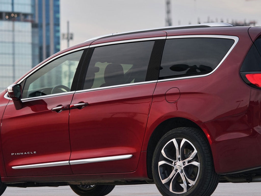 Rvinyl Pillar Post Window Trim Compatible with Chrysler Pacifica 2017 ...