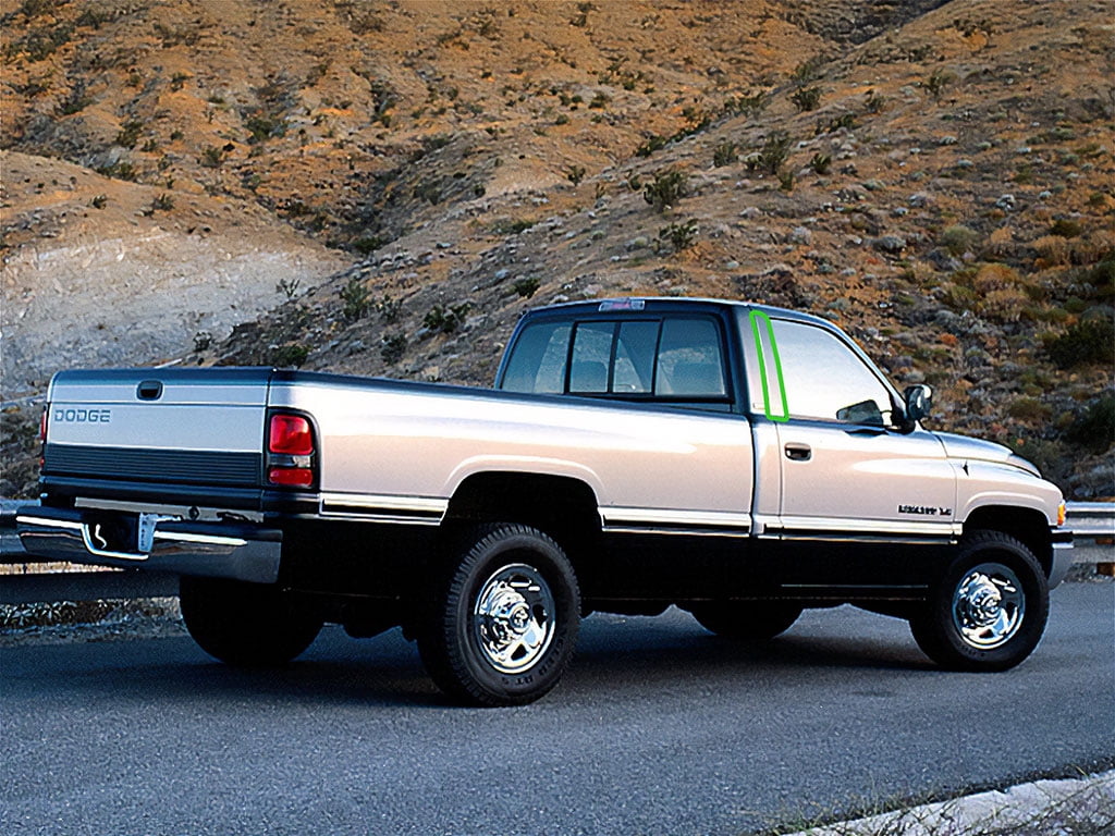 Rvinyl Pillar Post Window Trim Compatible with Dodge Ram 1994-2001 ...