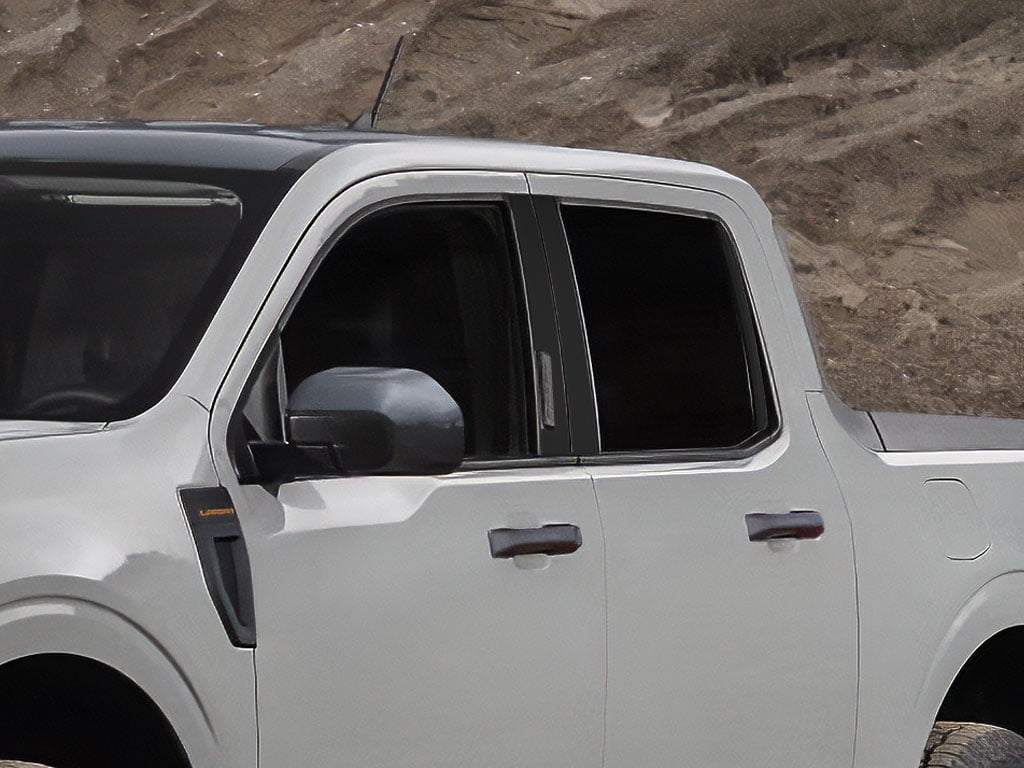 Rvinyl Pillar Post Window Trim Compatible with Ford Maverick 2022-2024 ...