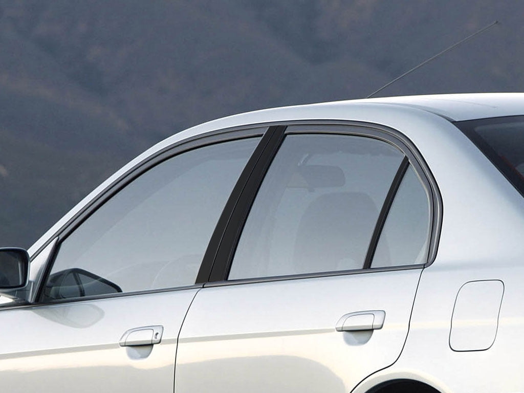 Rvinyl Pillar Post Window Trim Compatible with Honda Civic 2001-2005 ...
