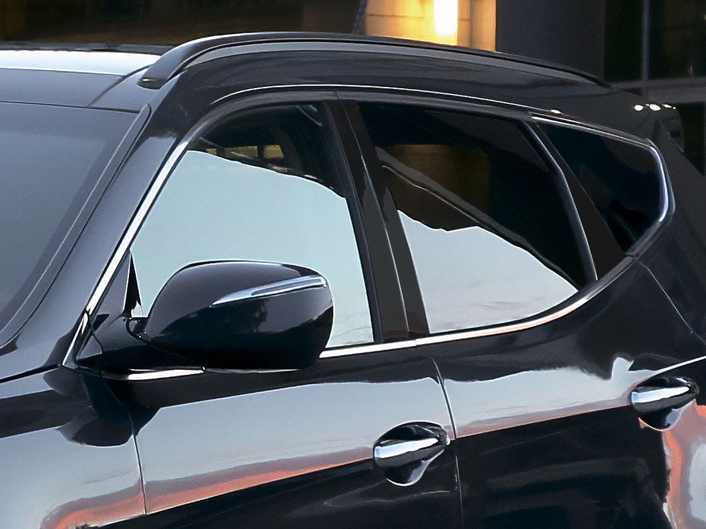Rvinyl Pillar Post Window Trim Compatible with Hyundai Santa Fe 2007 ...