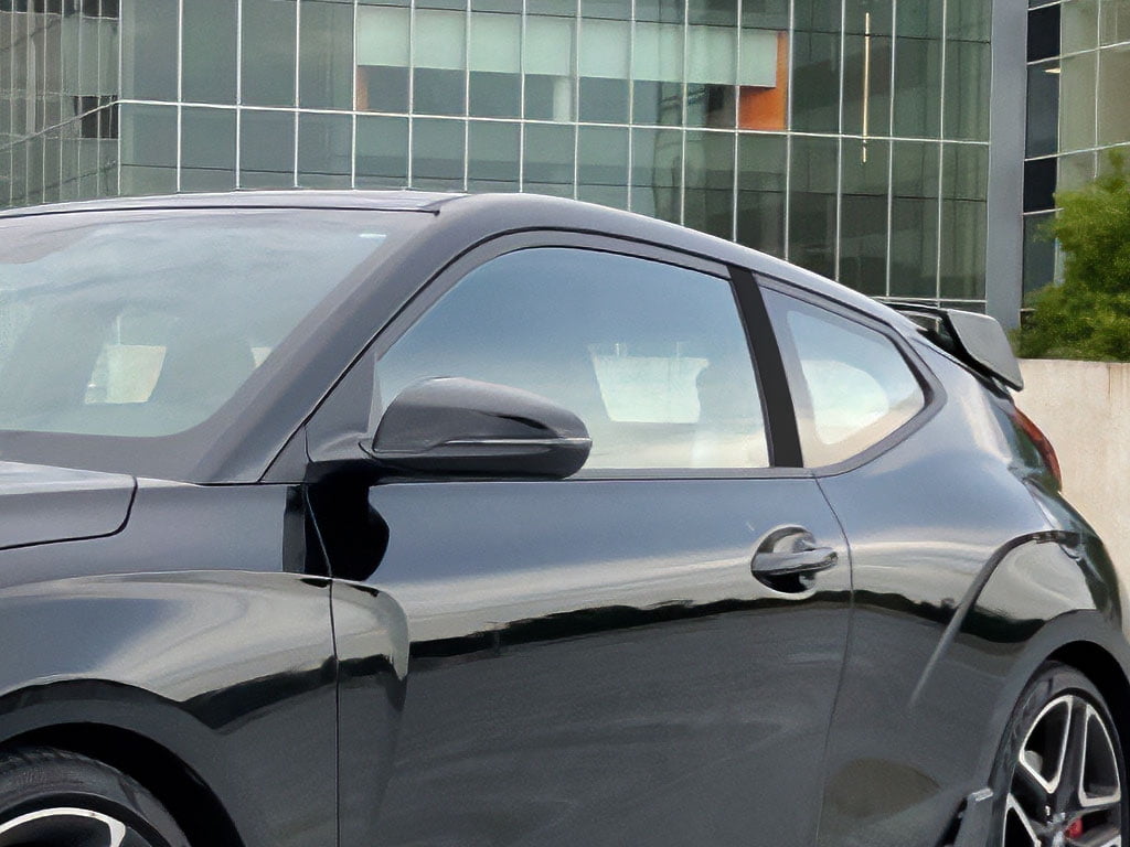 Rvinyl Pillar Post Window Trim Compatible with Hyundai Veloster 2019 ...