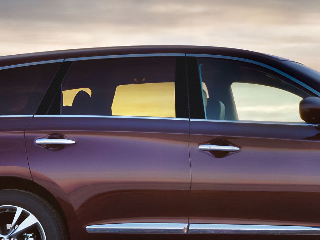 Rvinyl Pillar Post Window Trim Compatible with Infiniti JX35 2013-2013 ...