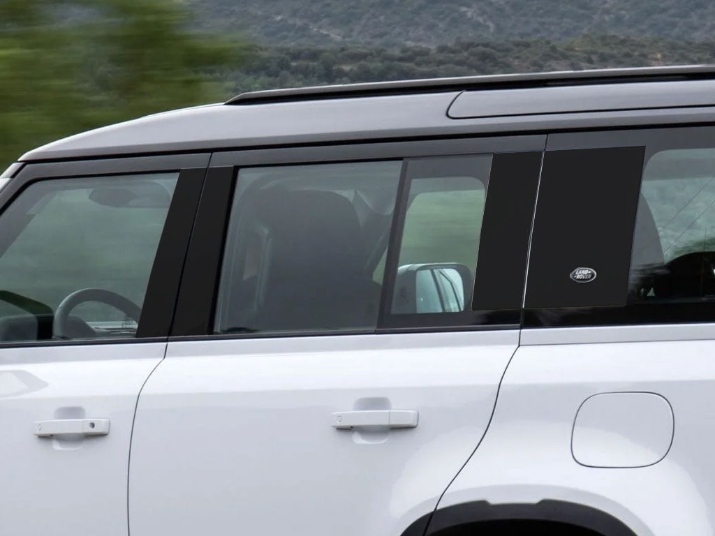 Rvinyl Pillar Post Window Trim Compatible with Land Rover Defender 2020 ...