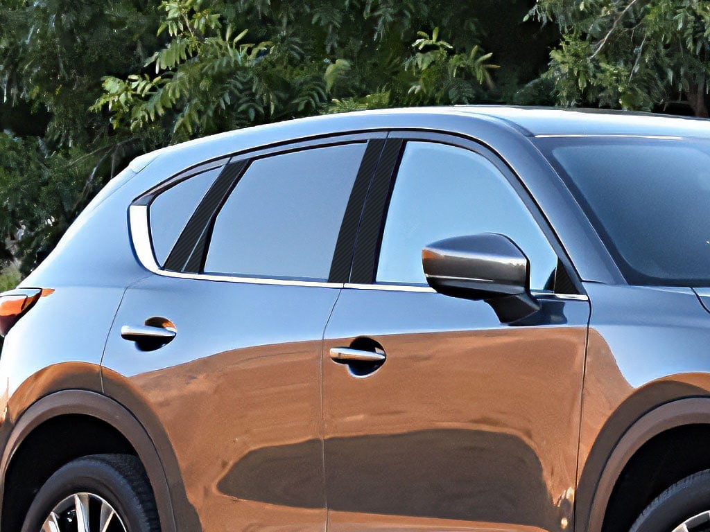 Rvinyl Pillar Post Window Trim Compatible with Mazda CX-5 2017-2023 ...