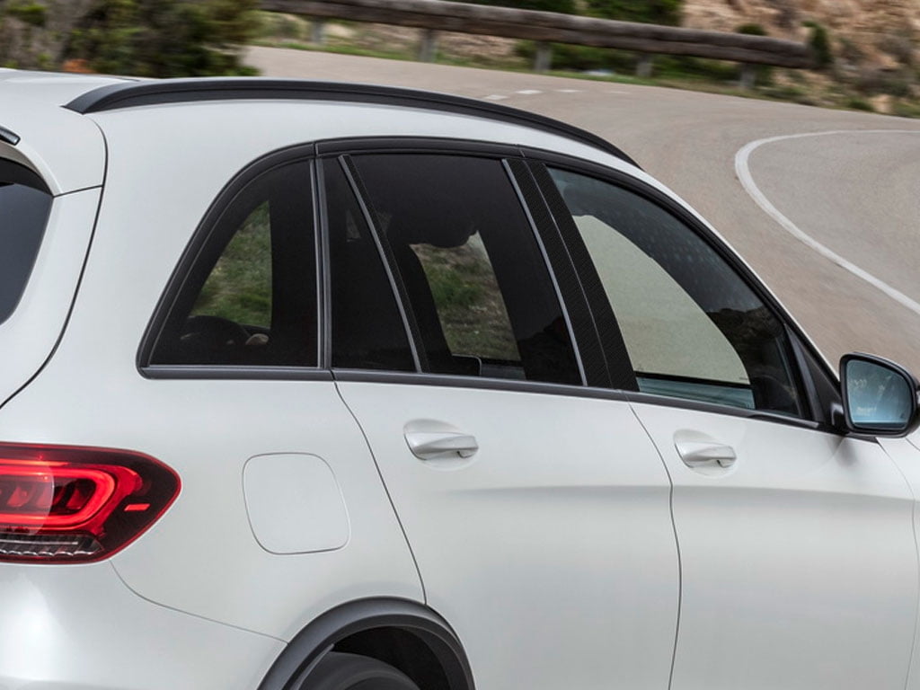 Rvinyl Pillar Post Window Trim Compatible with Mercedes-Benz GLC-Class ...