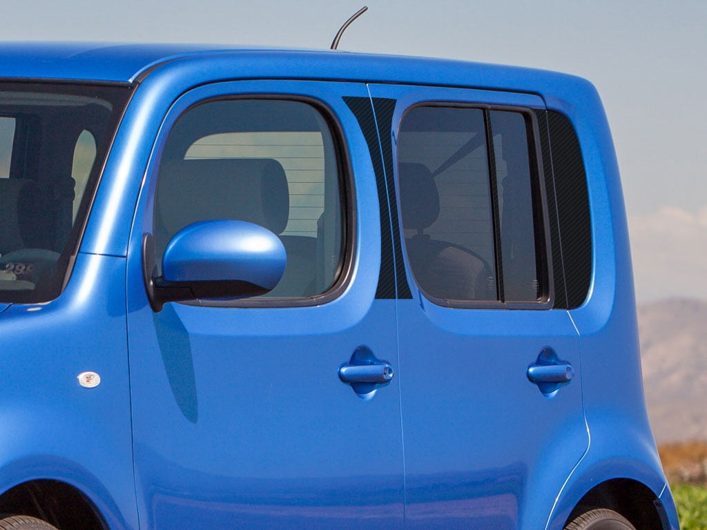 Rvinyl Pillar Post Window Trim Compatible with Nissan Cube 2009-2014 ...