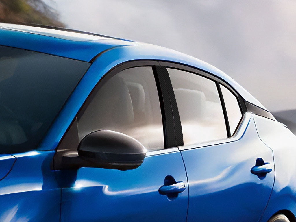 Rvinyl Pillar Post Window Trim Compatible with Nissan Sentra 2020-2024 ...