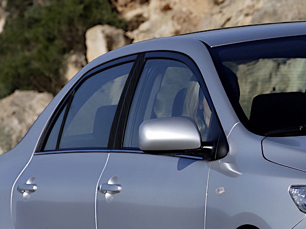 Rvinyl Pillar Post Window Trim Compatible with Toyota Corolla 2003-2008 ...