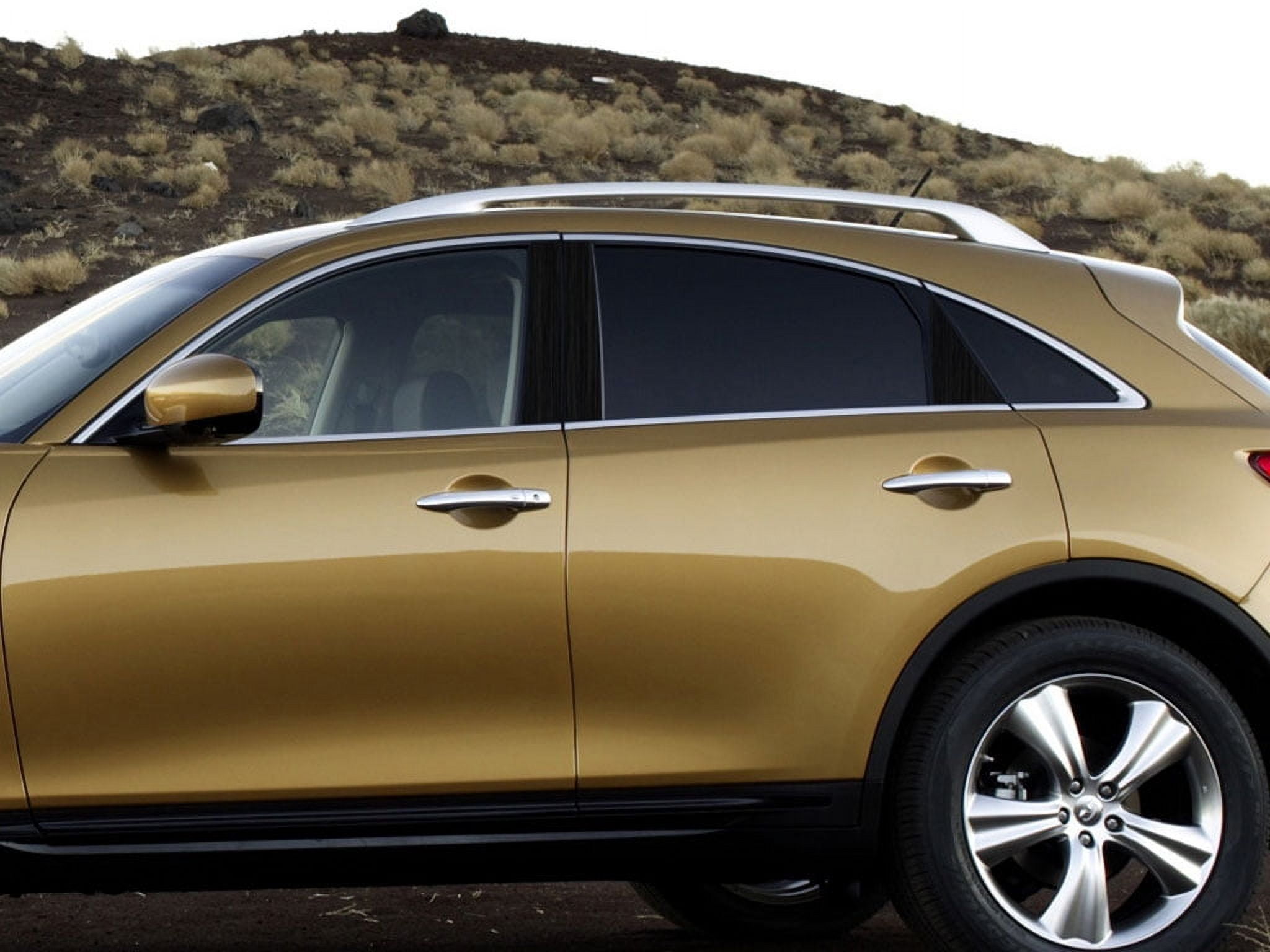 Rvinyl Pillar Post Window Trim Kit Aluminum Brushed Black Fits Infiniti ...