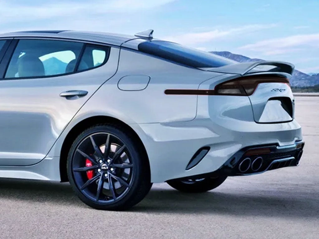 Rvinyl Tail Light Tint Covers Compatible with Kia Stinger 2022-2023 - Blackout Smoke - Walmart.com