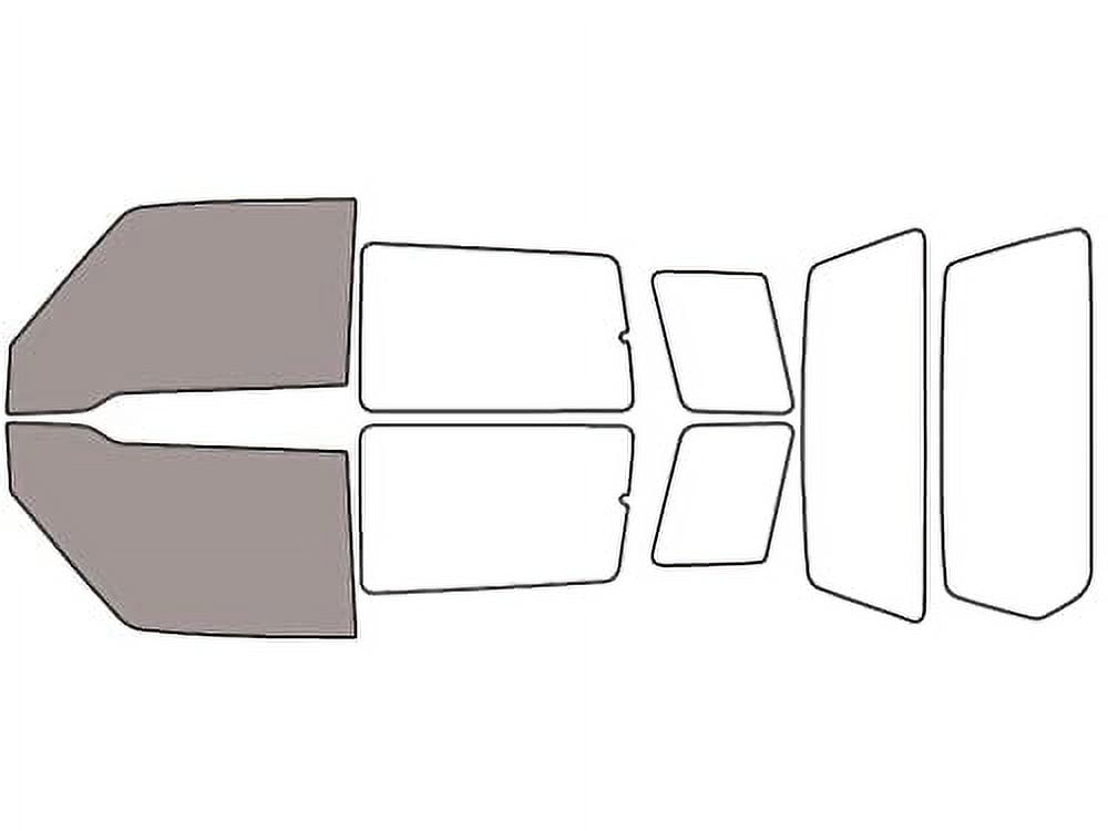 Rvinyl Window Tint Kit Compatible with Geo Tracker 1990-1995 - Front ...