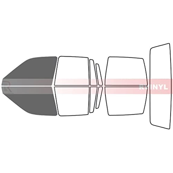 Rvinyl Window Tint Kit Compatible with Lincoln Town Car 1990-1997 ...