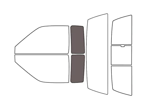 Rvinyl Window Tint Kit Compatible with Nissan Truck 1990-1997 - Back ...