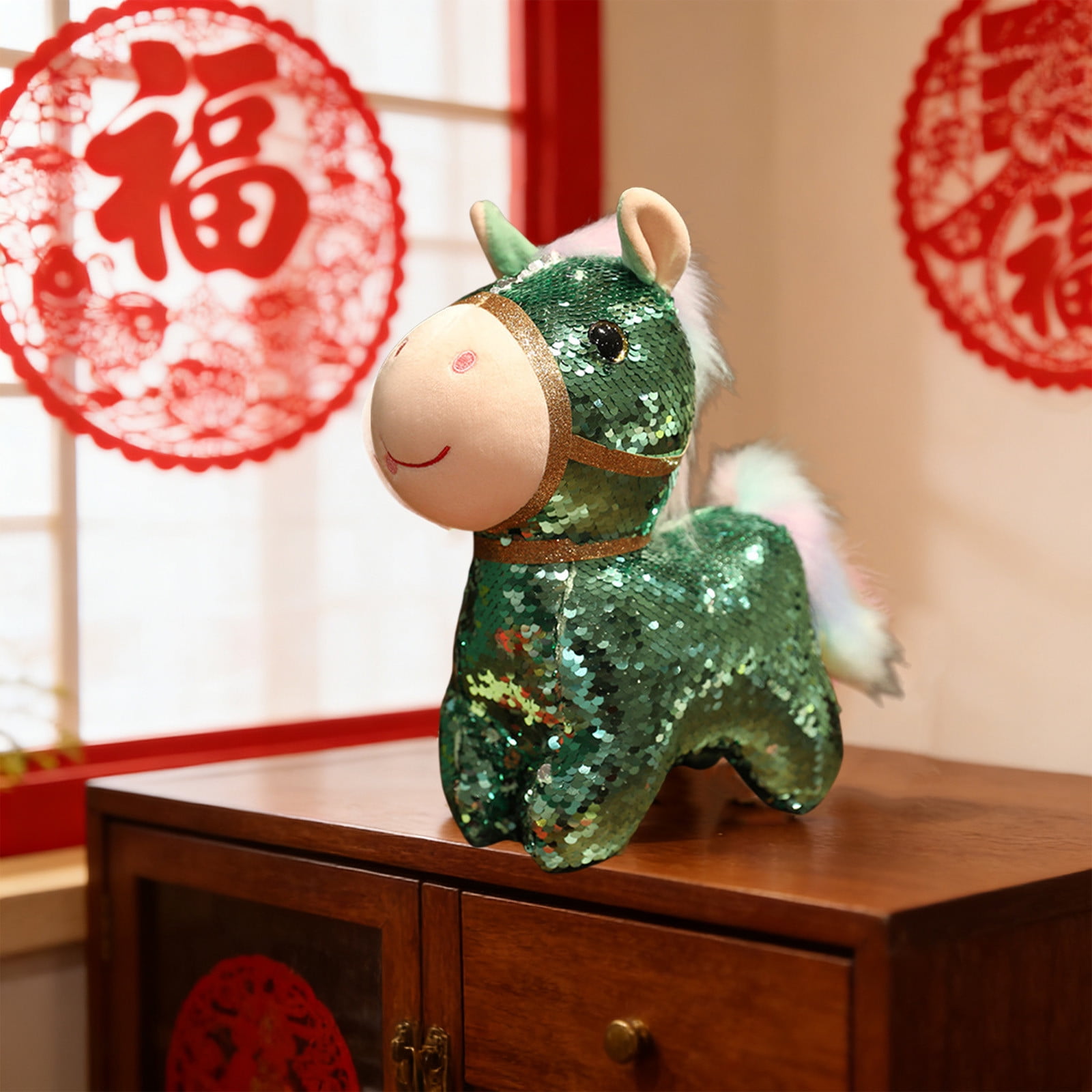 Rvkxad 2026 Year of the Horse Plush Toy, Chinese Zodiac Horse Stuffed ...