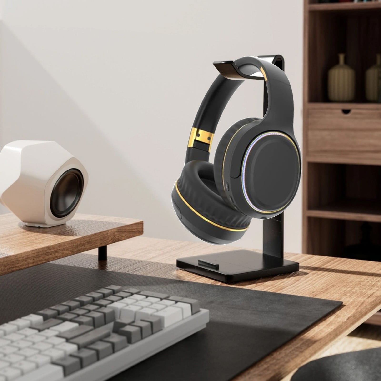 Rvkxad Bluetooth Headphones Wireless, Over-Ear Foldable Headphones with ...