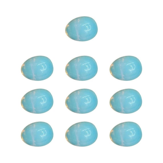 Rvkxad Crystal Agate Eggs, 20mm Mini Polished Agate Bird Eggs, 10PC ...