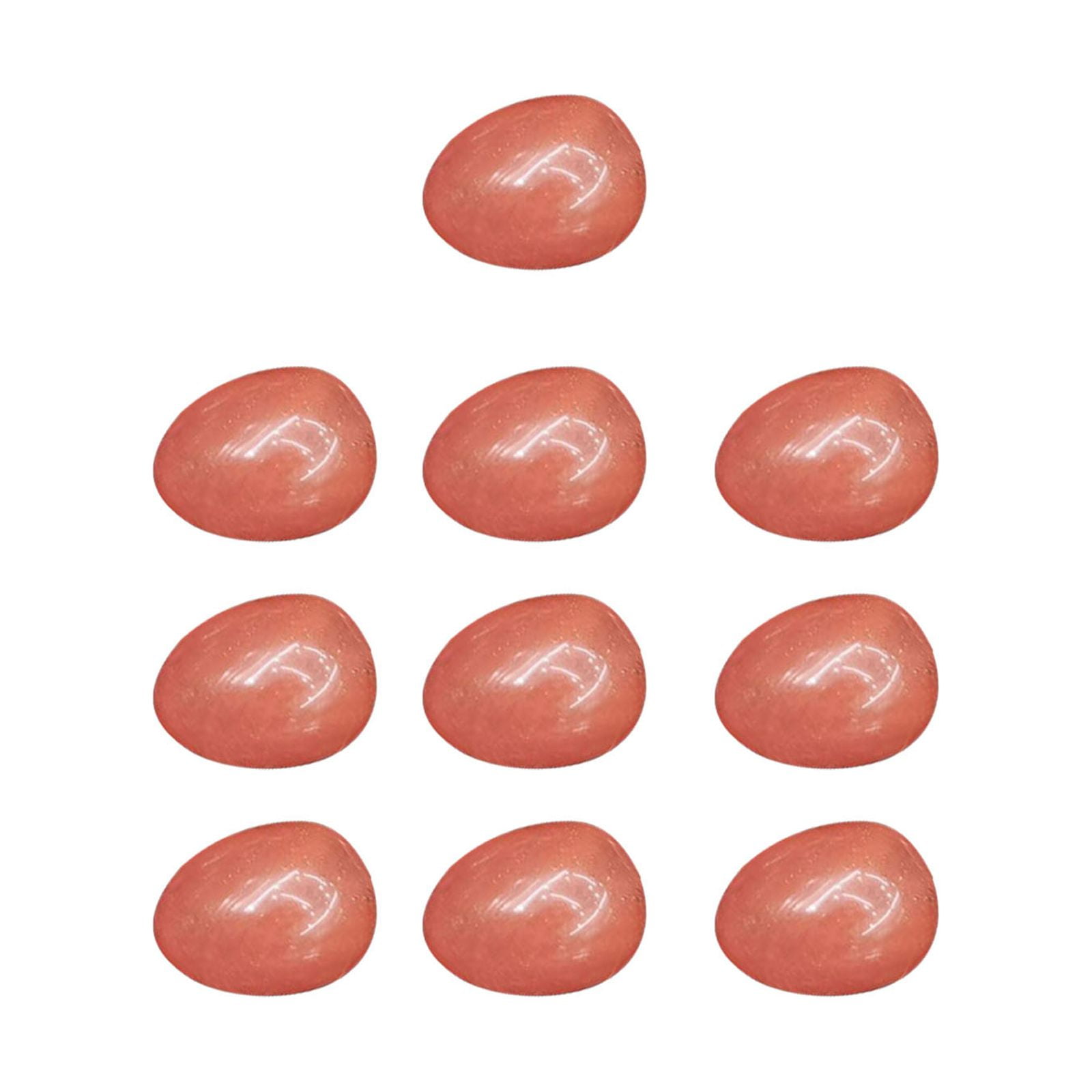 Rvkxad Crystal Agate Eggs, 20mm Mini Polished Agate Bird Eggs, 10PC ...