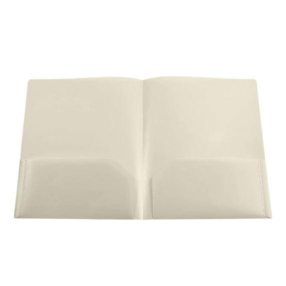 Rvkxad Heavy Duty Plastic Pocket Folder, Letter Size File Folder with ...