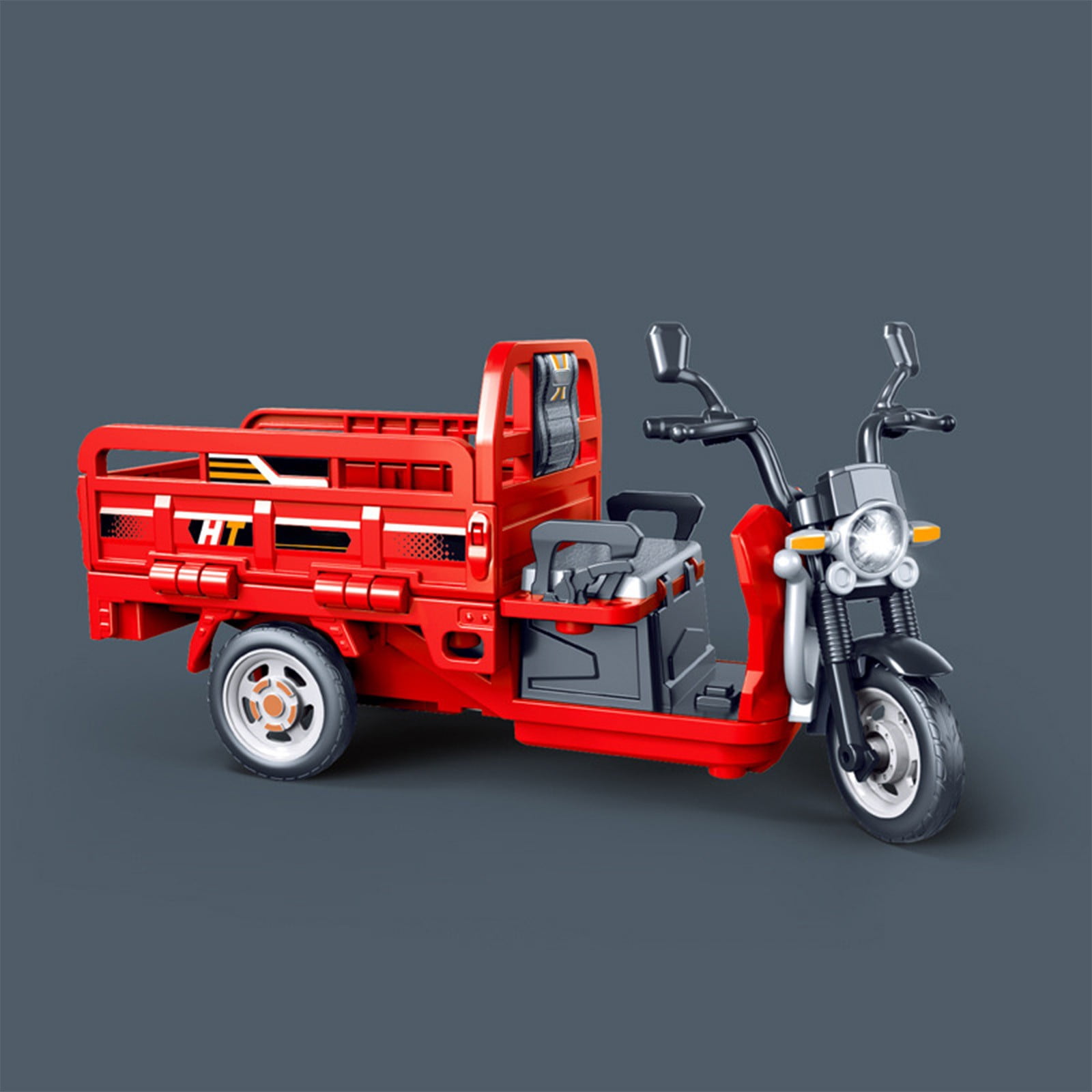 Rvkxad Inertia Dump Truck Toy, Sound and Light Tricycle with Detachable ...