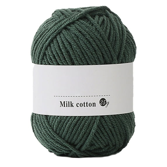 Rvkxad Milk Cotton Yarn, Colorful Hand Knitting Crochet Wool, Soft 4 ...