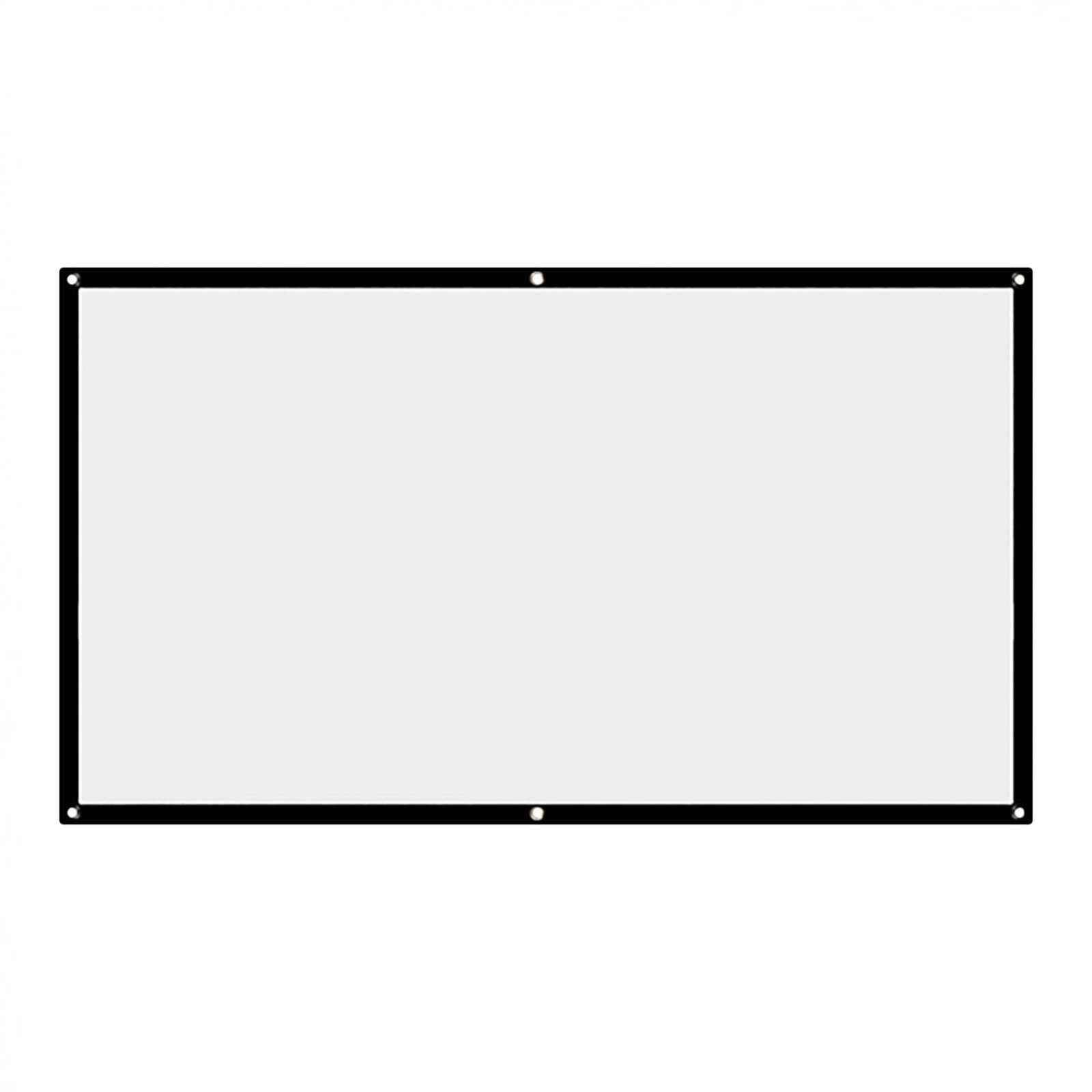 Rvkxad Portable Projector Screen, Foldable HD Wall Projection Screen 16 ...