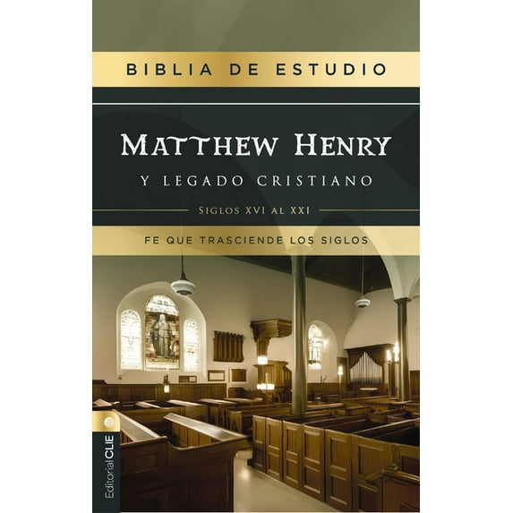 Rvr, Biblia de Estudio Matthew Henry Y Legado Cristiano, Tapa Dura ...