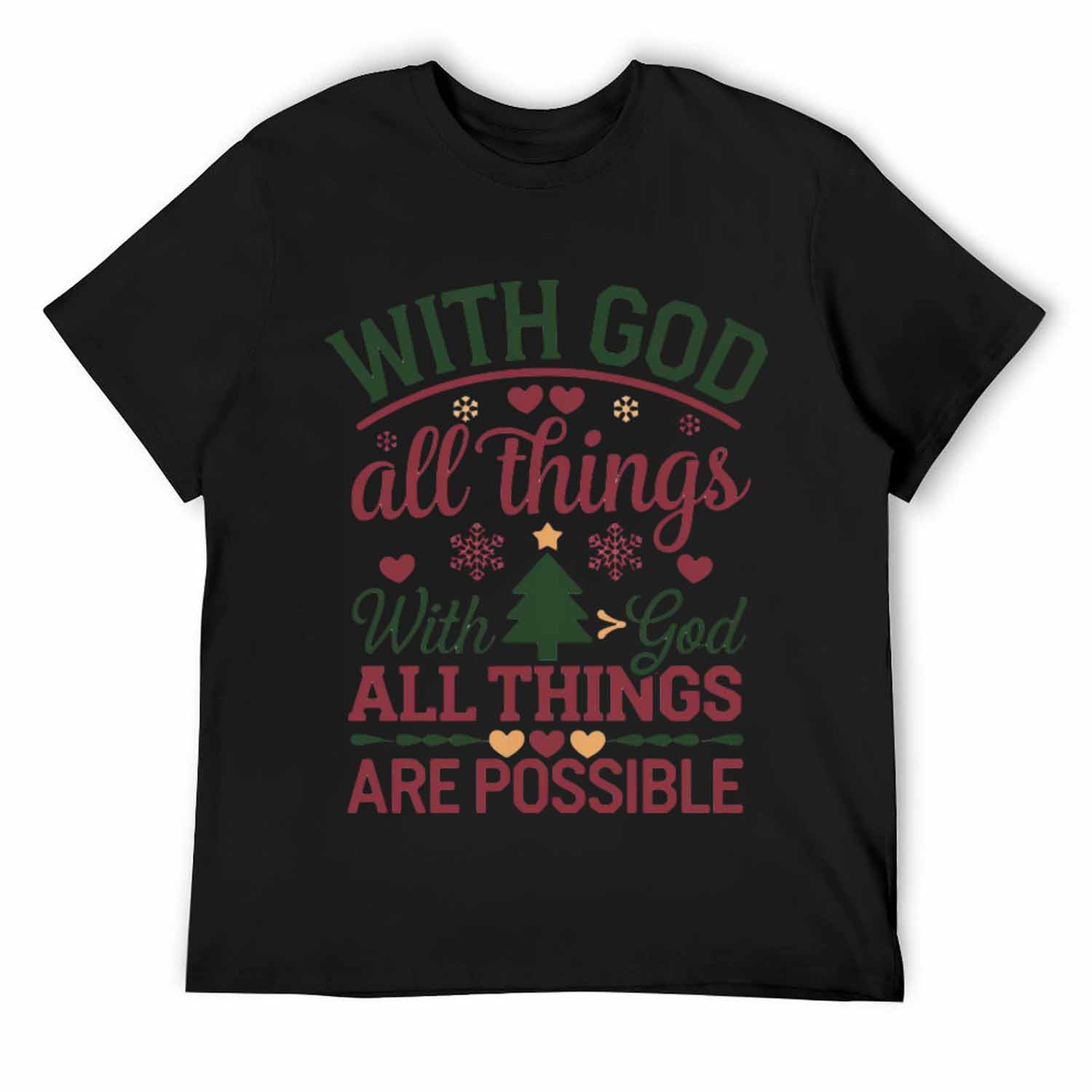 Rvt With God All Things Paw Print Caduceus Tee - Walmart.com
