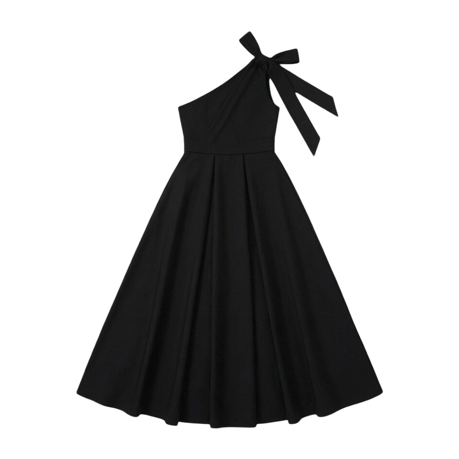 Rvusndi Flower Girl Dress Long A Line Dress Party Dress Solid Color ...