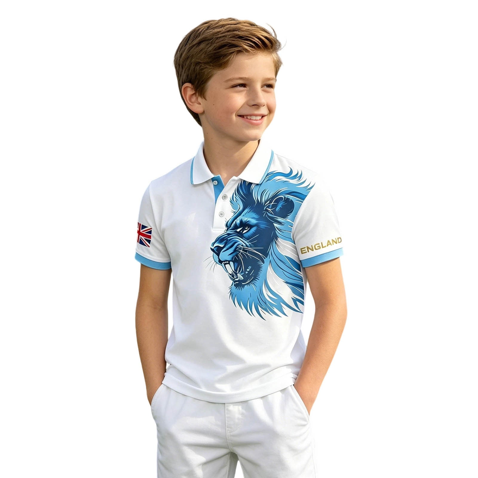 Rvusndi Soccer 2026 Boys Polo Shirts Short Sleeves Fashion Sport Summer ...