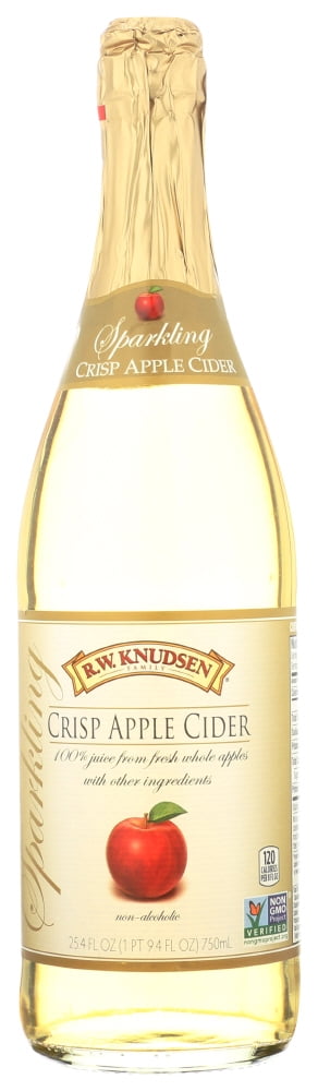 Rw Knudsen Juice, Sparkling Crisp Apple Cider, 25.4 Fl. Oz. - Walmart.com