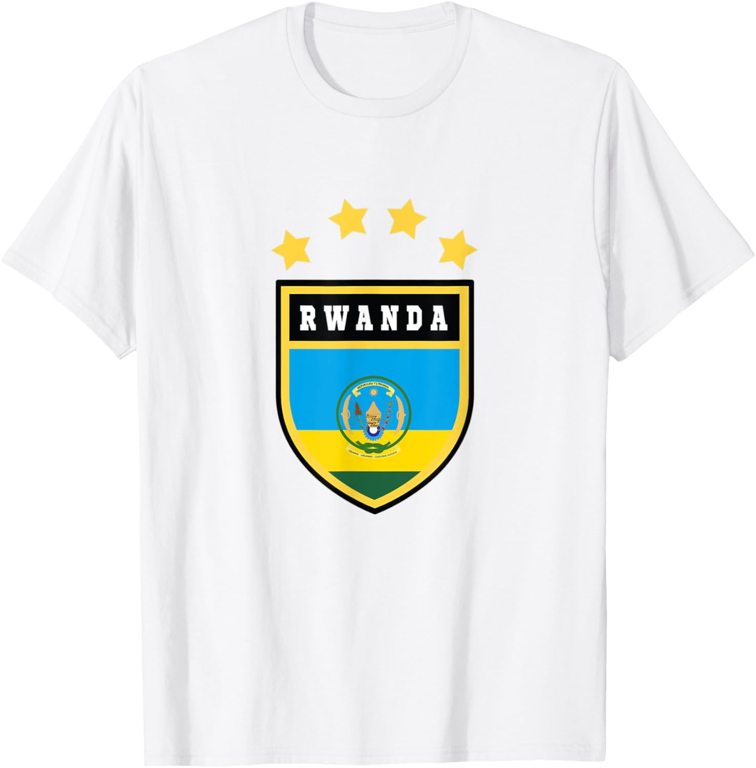 Rwanda Coat of Arms of Coat of arm Flag Rwandan T-Shirt - Walmart.com
