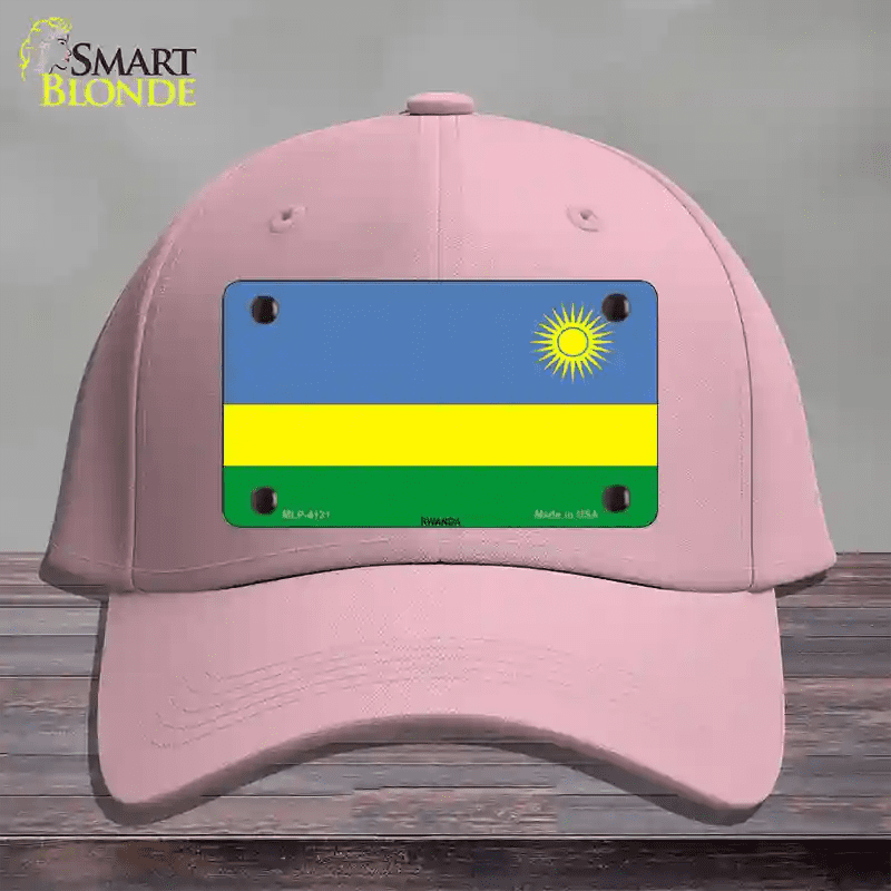 Rwanda Flag Novelty License Plate Hat Cotton Pink - Walmart.com