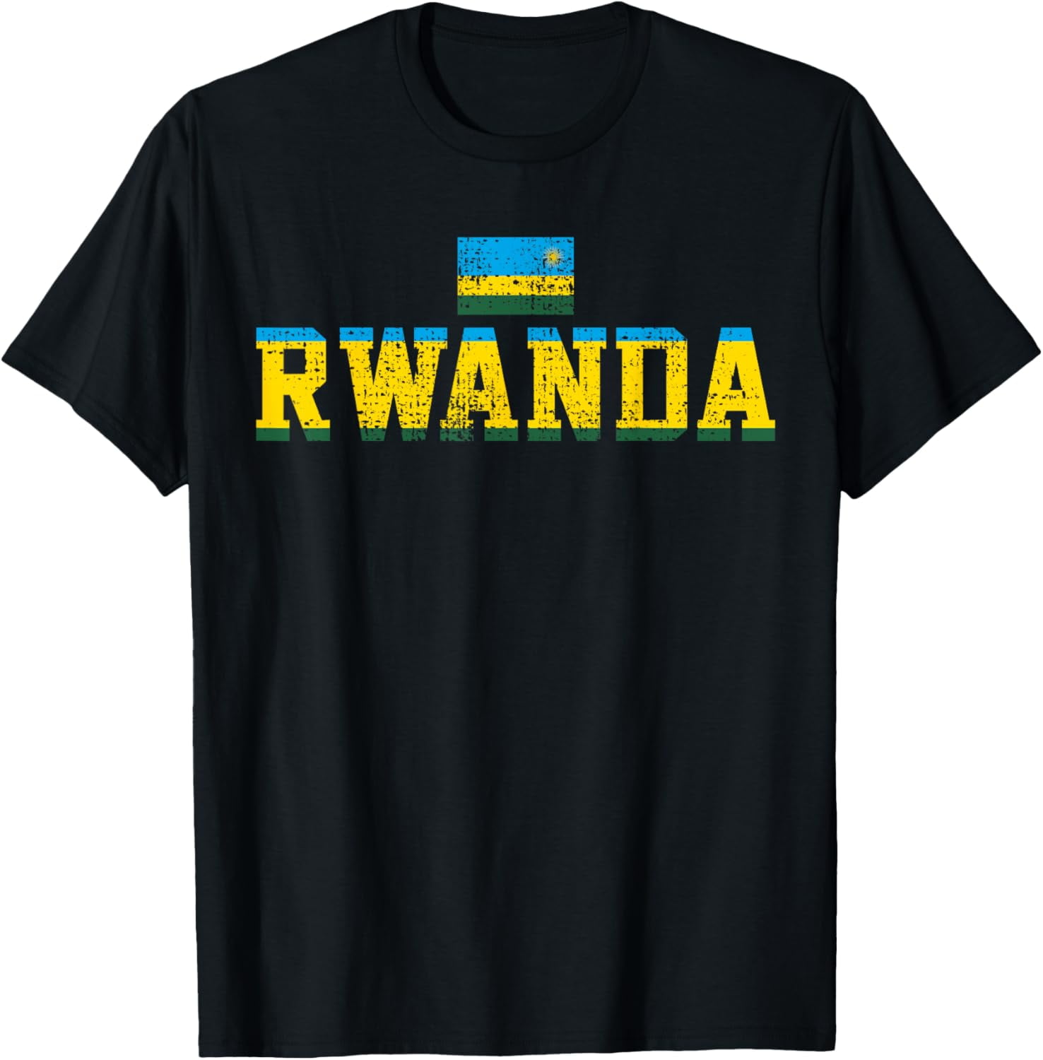 Rwanda Shirt Rwandan Flag Africa T-Shirt - Walmart.com