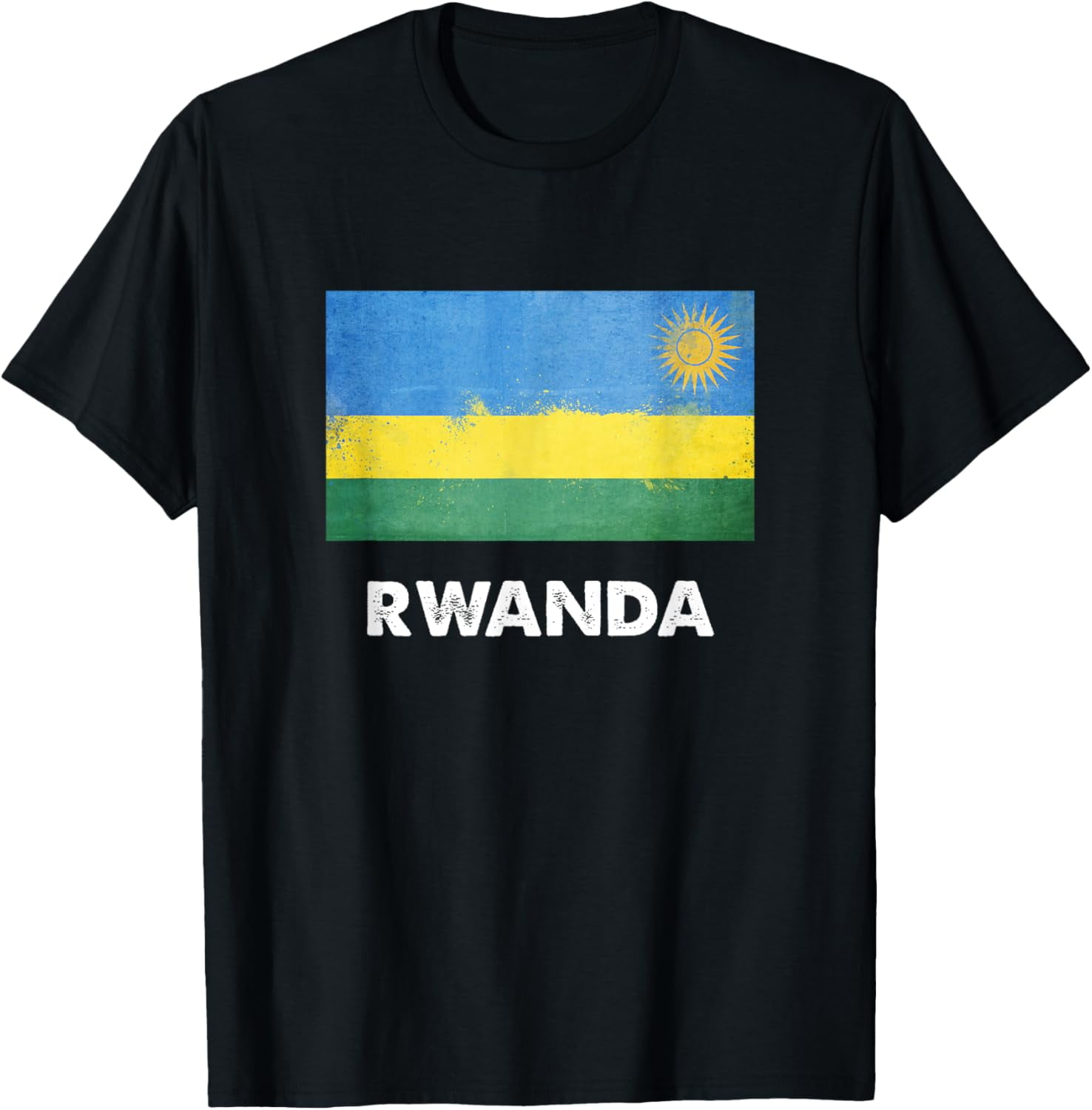 Rwanda flag Rwanda T-Shirt - Walmart.com