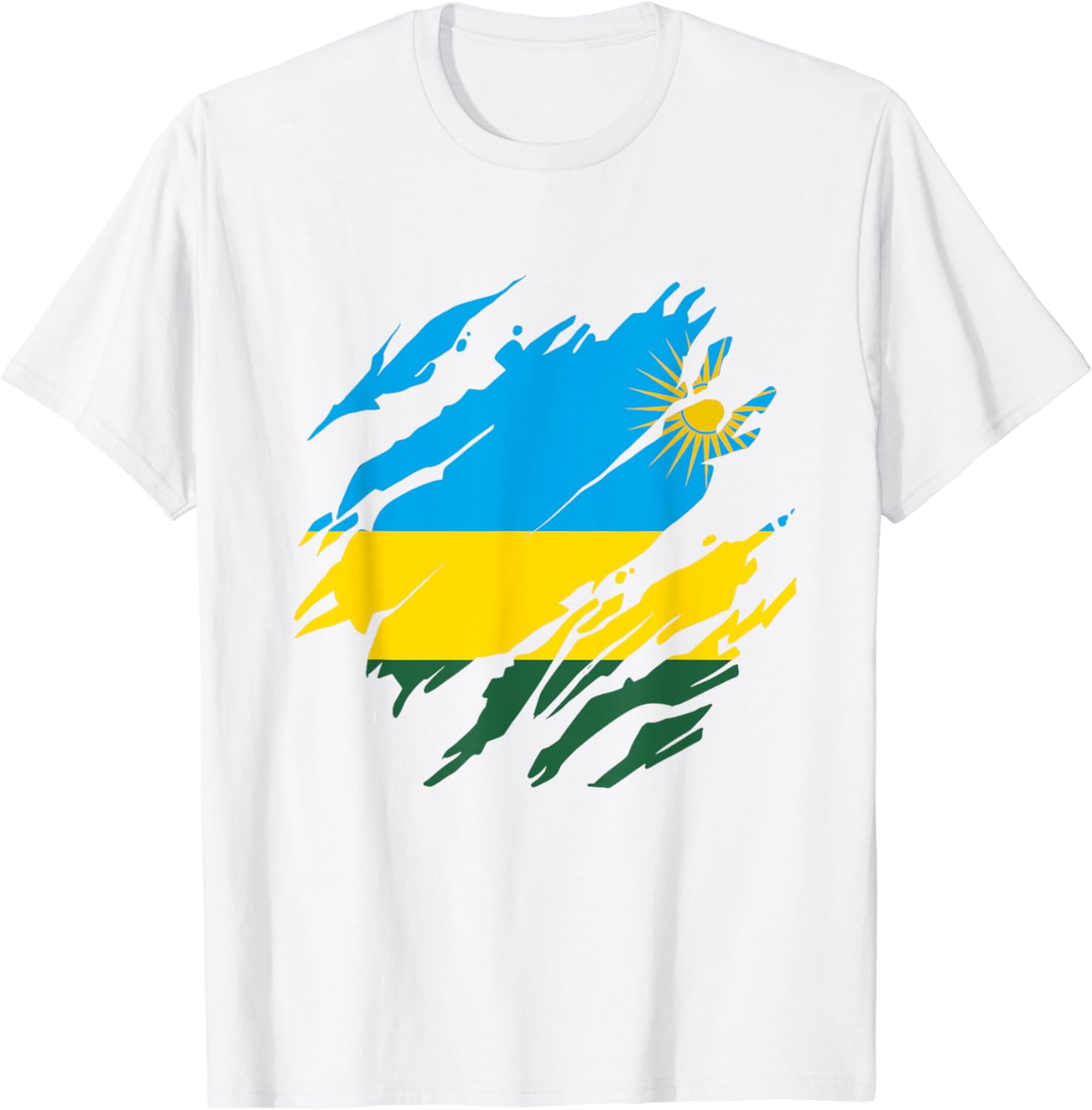 Rwandan Flag Rwanda T-Shirt - Walmart.com