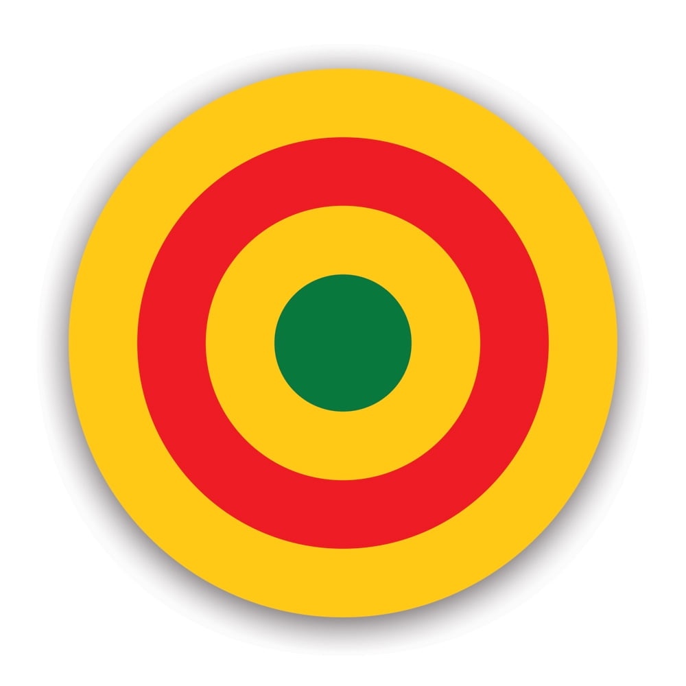 Rwandan Roundel Sticker Decal - Self Adhesive Vinyl - Weatherproof ...