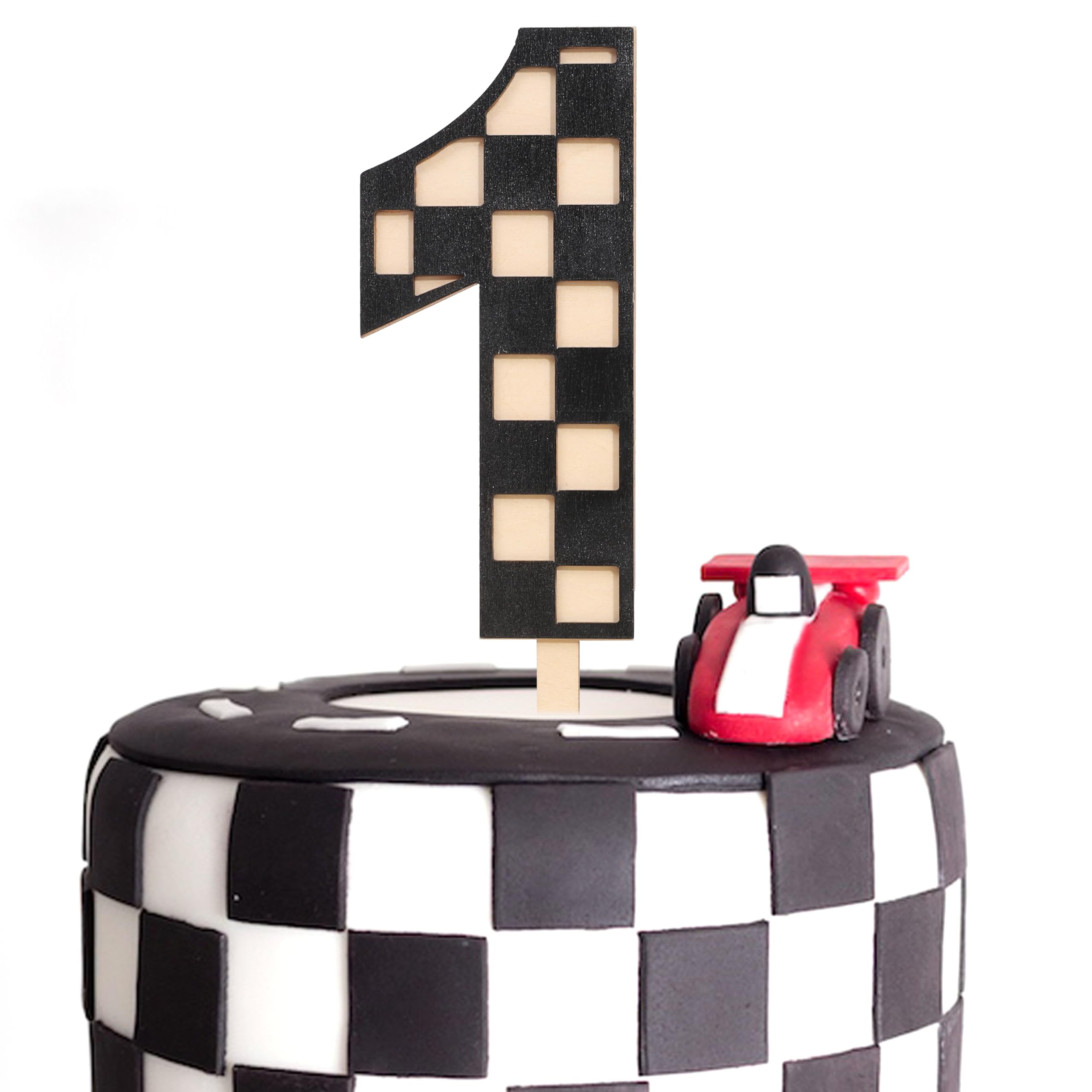 Rweseo Race Car TWE5 Birthday Cake Topper - Racing 1st Birthday ...