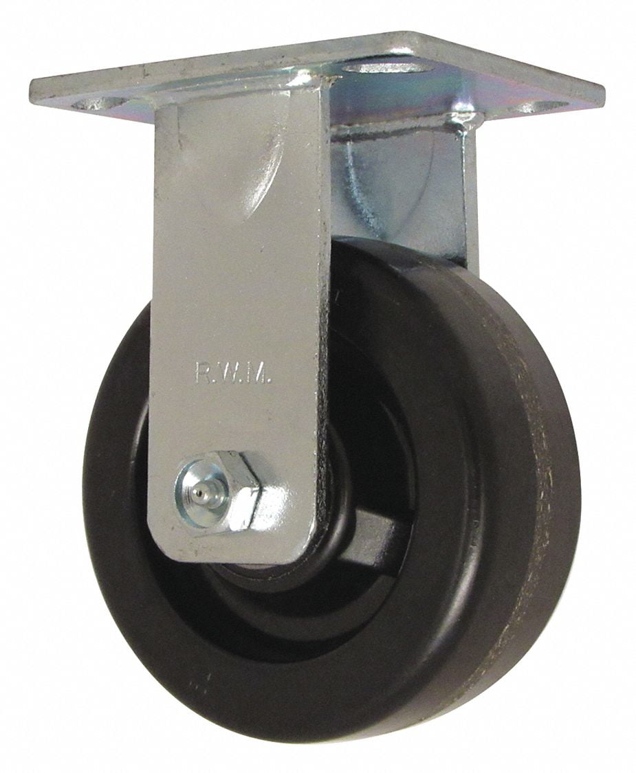 Rwm Kingpinless Plate Caster,Rigid,1000 lb. 65-DUR-0520-R - Walmart.com