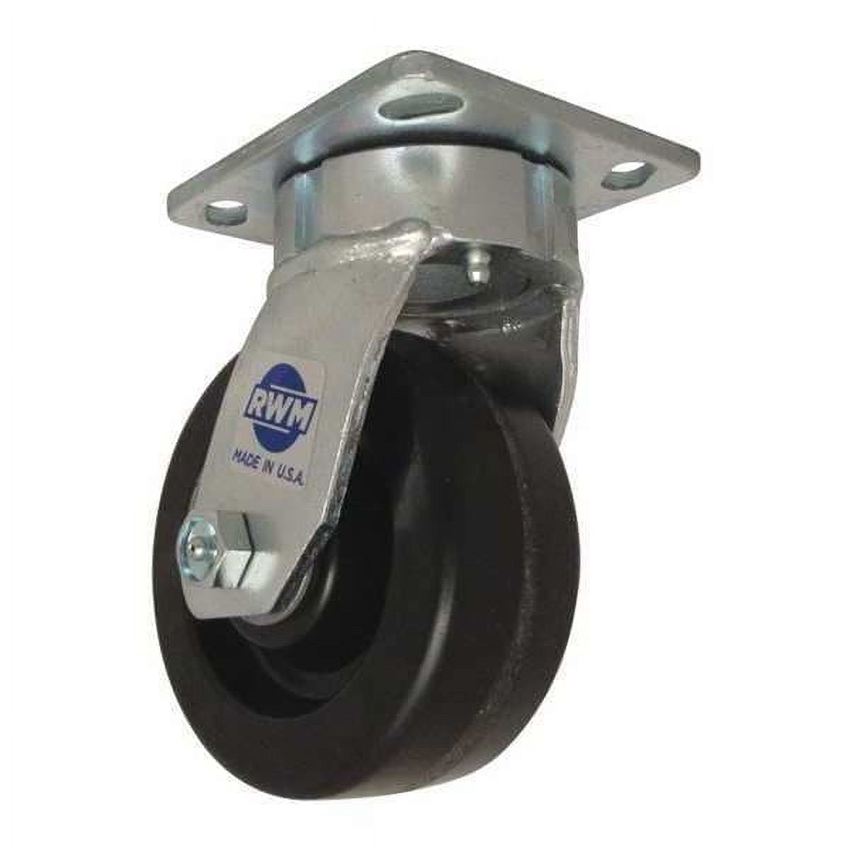 Rwm Plate Caster,Swivel,Phenolic,6 1/2"H 65-DUR-0520-S - Walmart.com