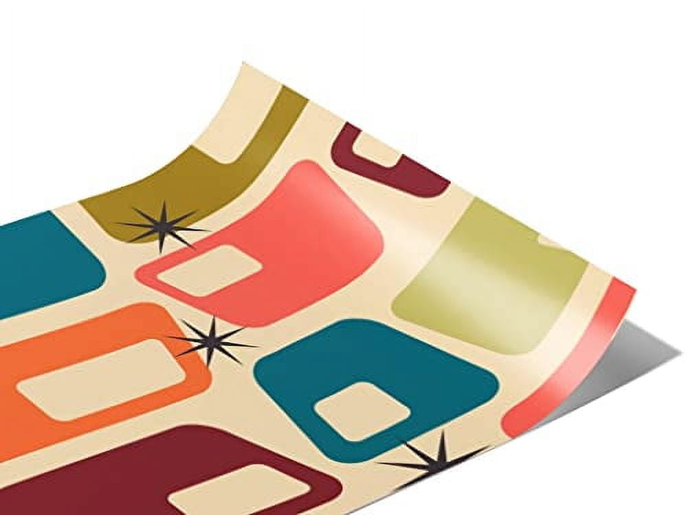 Rwraps 60s Retro Been Bewitched Gloss Vinyl Film Wrap 59in x 18ft Vinyl ...